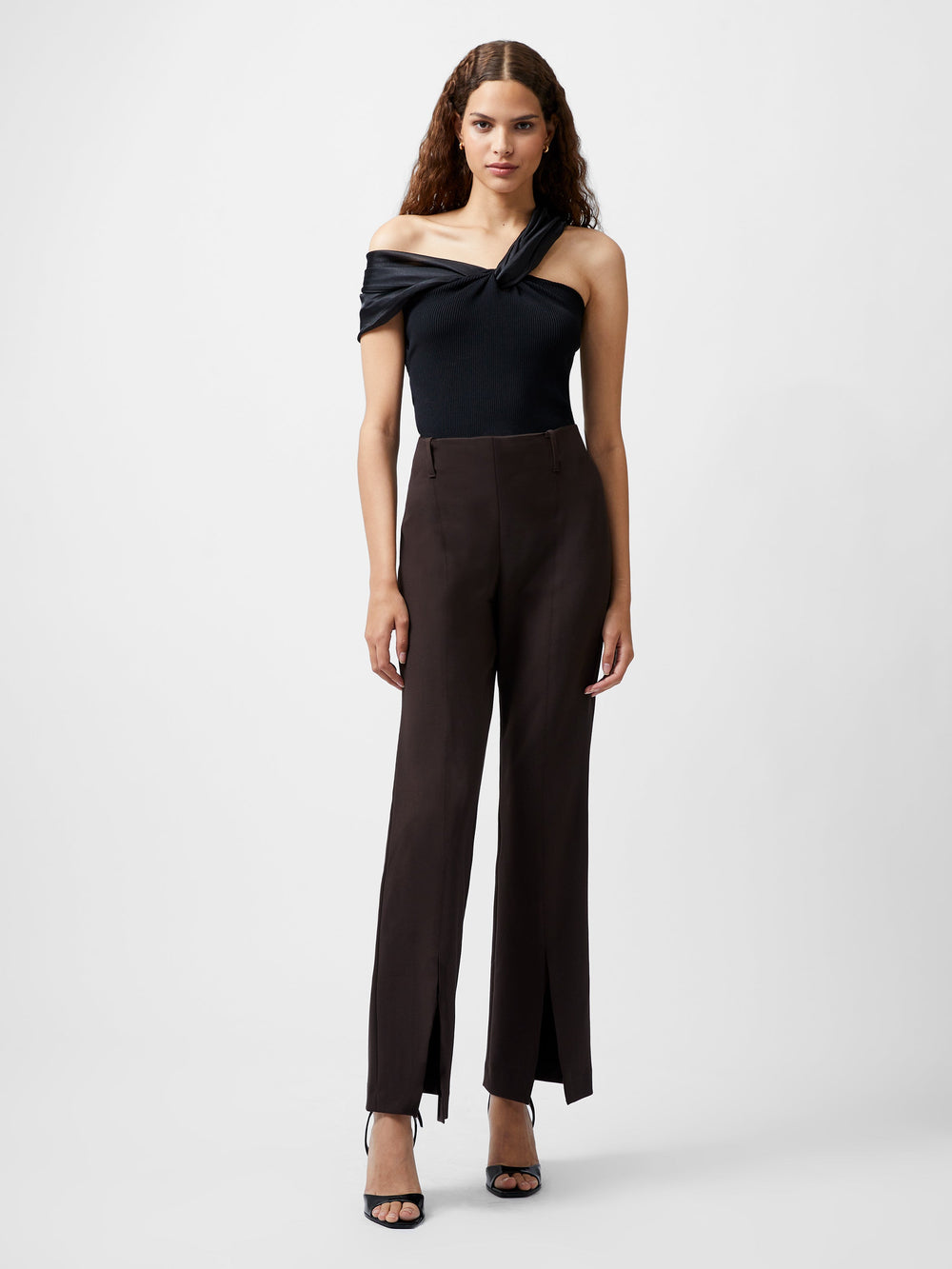 Whisper Front Split Trousers | French Connection EU
