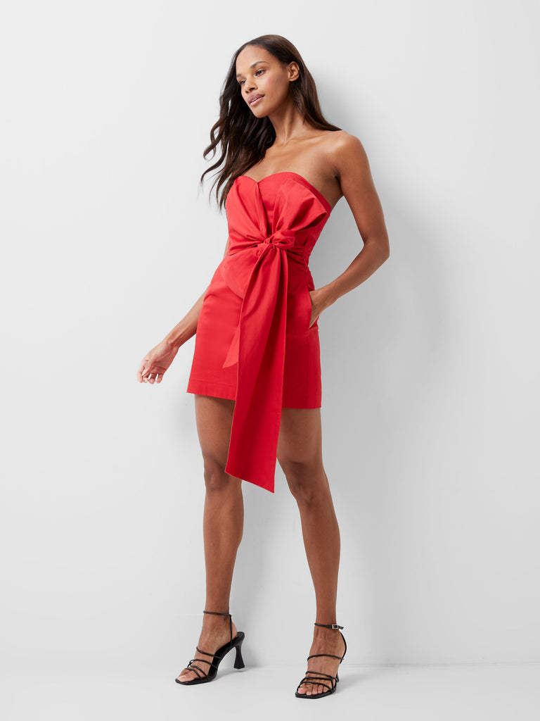 Florida Winter Strapless Mini Dress | French Connection EU
