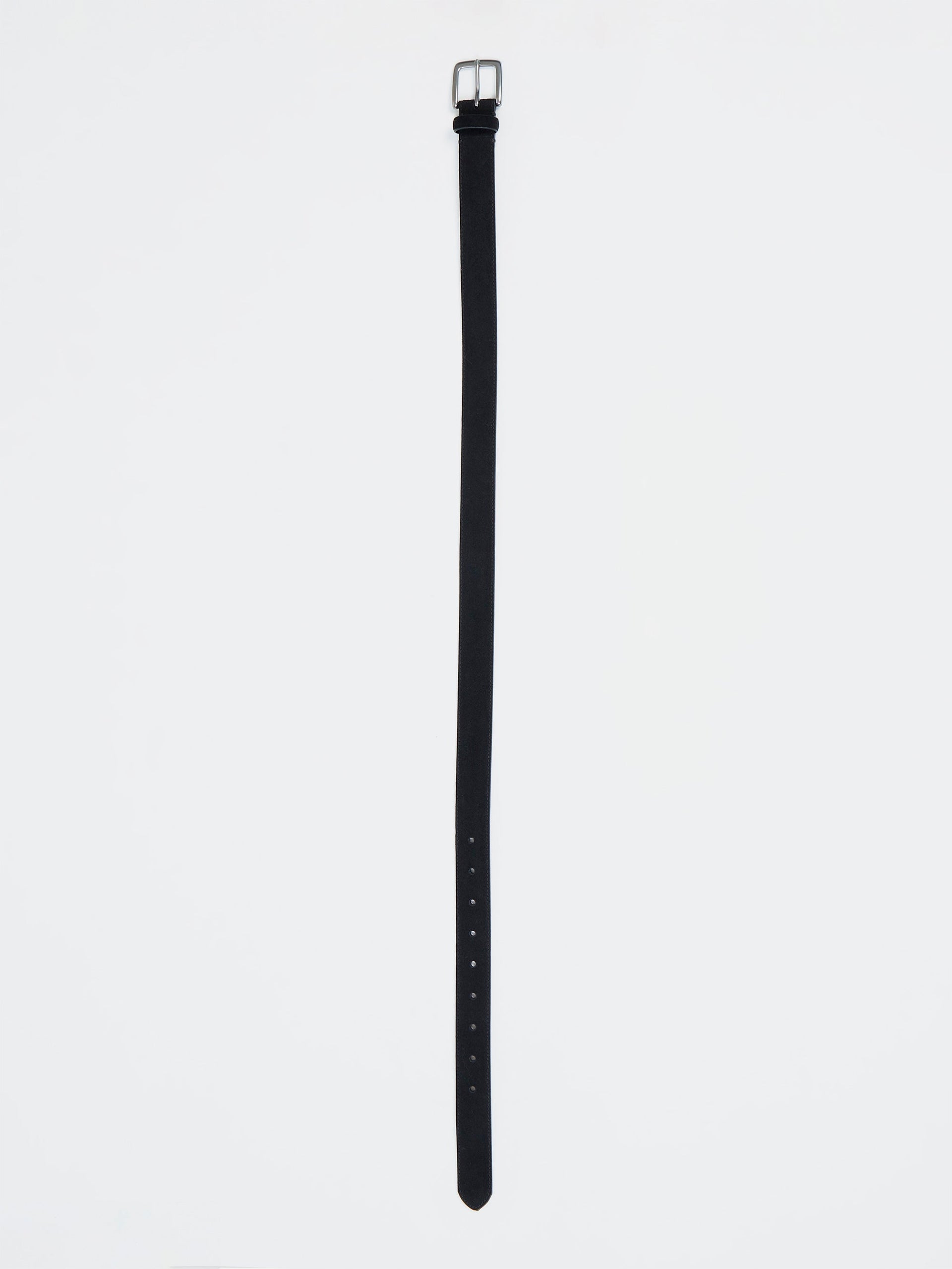 Suede Belt Black/Gunmetal | French Connection EU