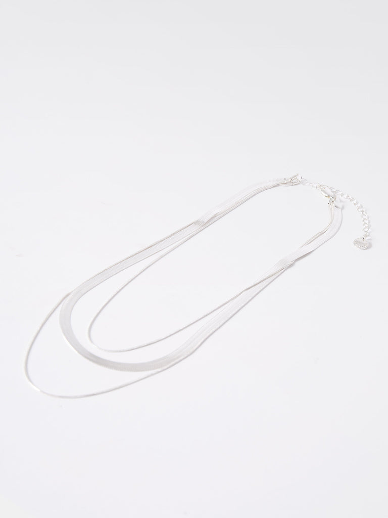 Multi Row Necklace Silver | French Connection EU